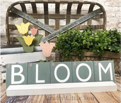 Word Tile Bloom – Work of Heart